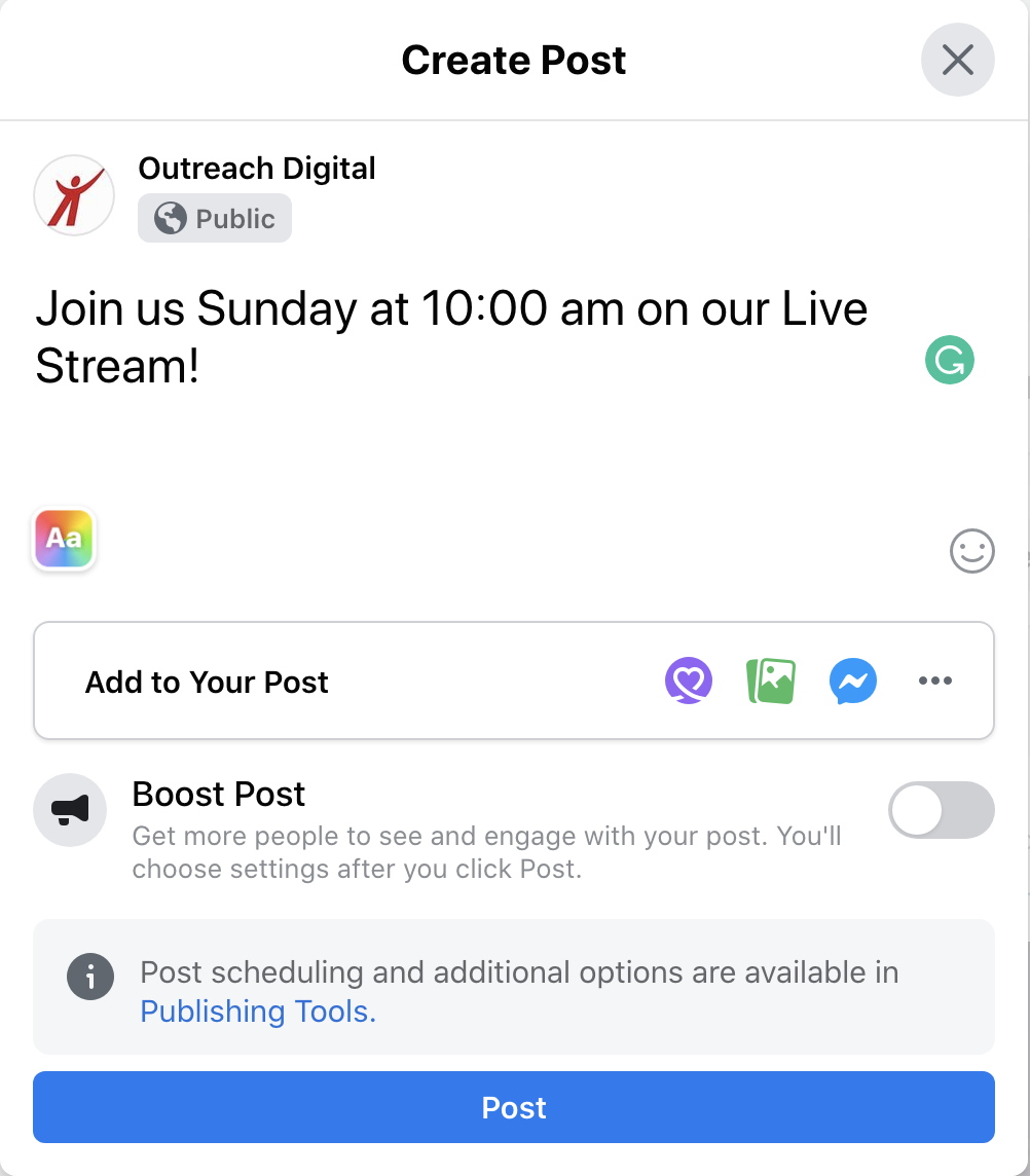 Church Facebook 101: Everything You Need To Get Started | Outreach Blog